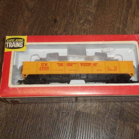 Vintage | Toys | Life Like Railroad Gondola Car Pacific Train Set ...